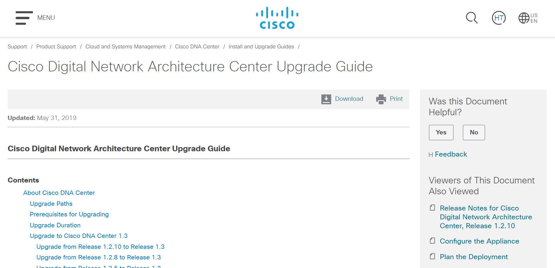 [Guide] Cisco Digital Network Architecture Center Upgrade Guide