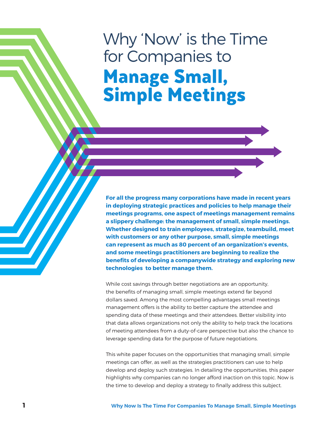 Why Companies Need to Manage Small Simple Meetings