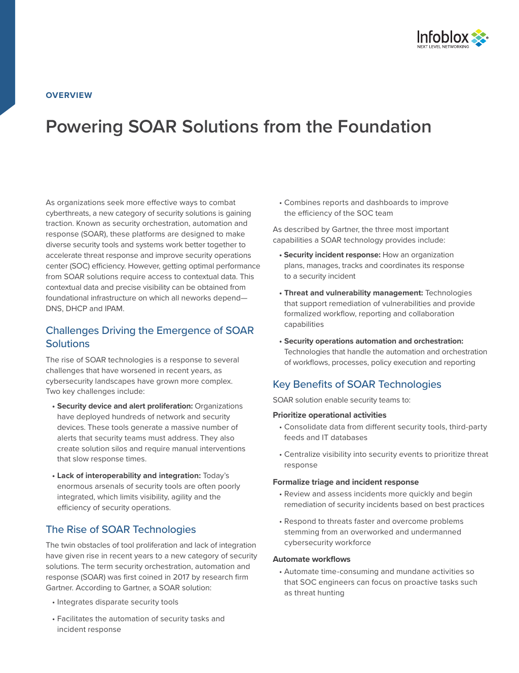 [Solution Overview] Powering SOAR Solutions from the Foundation