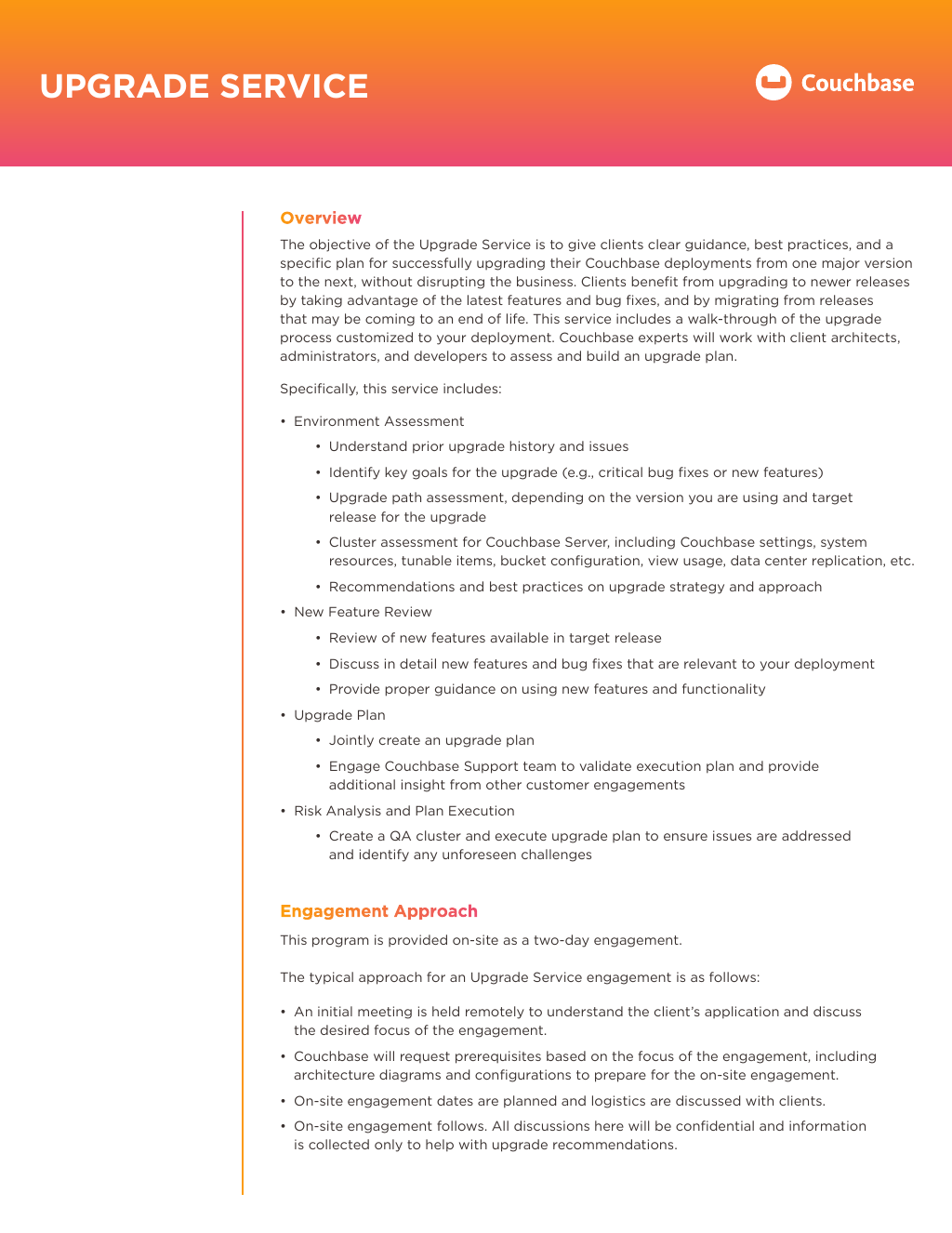[Datasheet] Upgrade Readiness