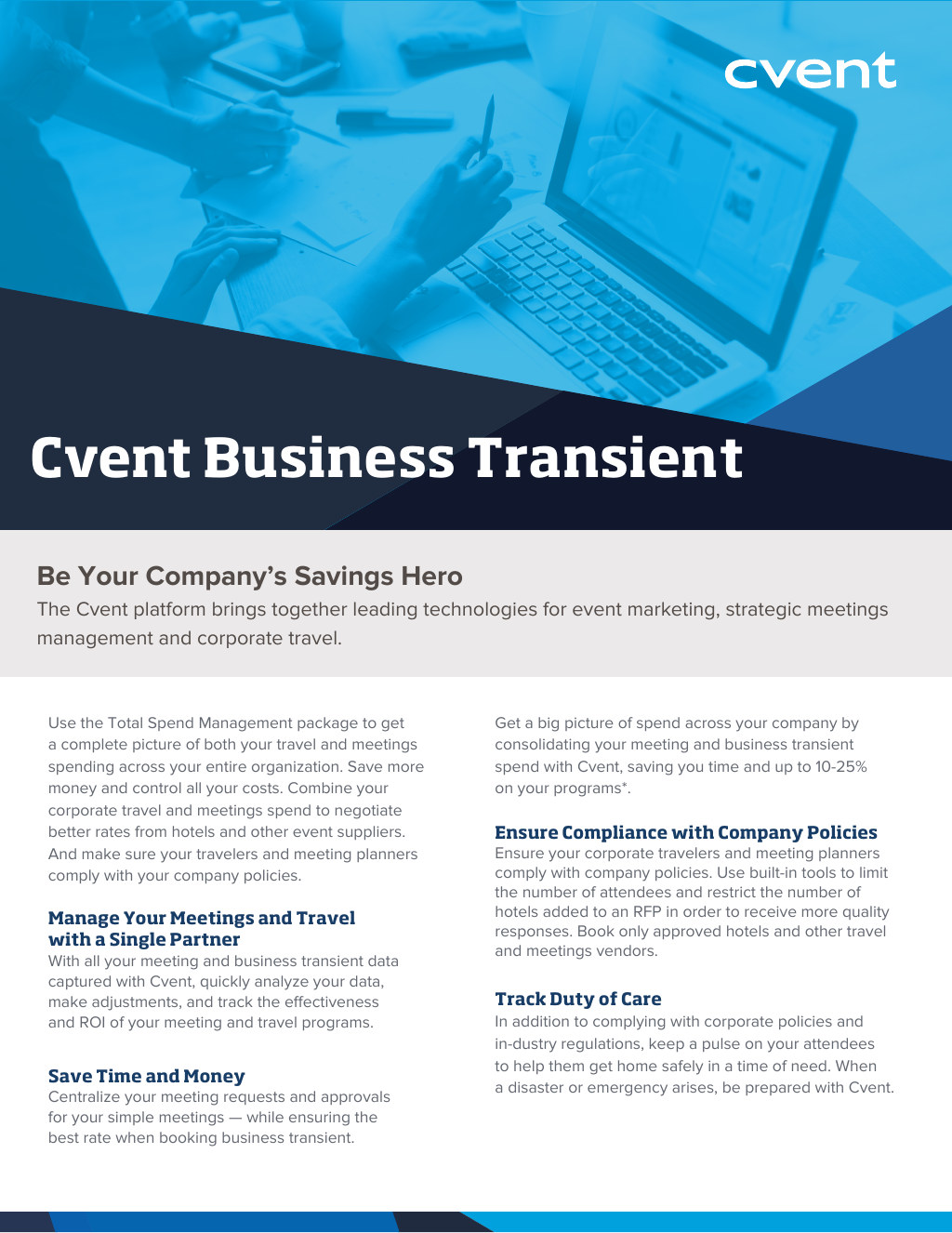 Be Your Company's Saving Hero with Cvent Business Transient